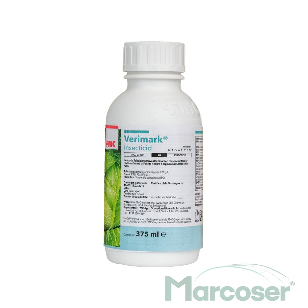 Verimark 200SC -Insecticid pentru cultura de varza si capsun